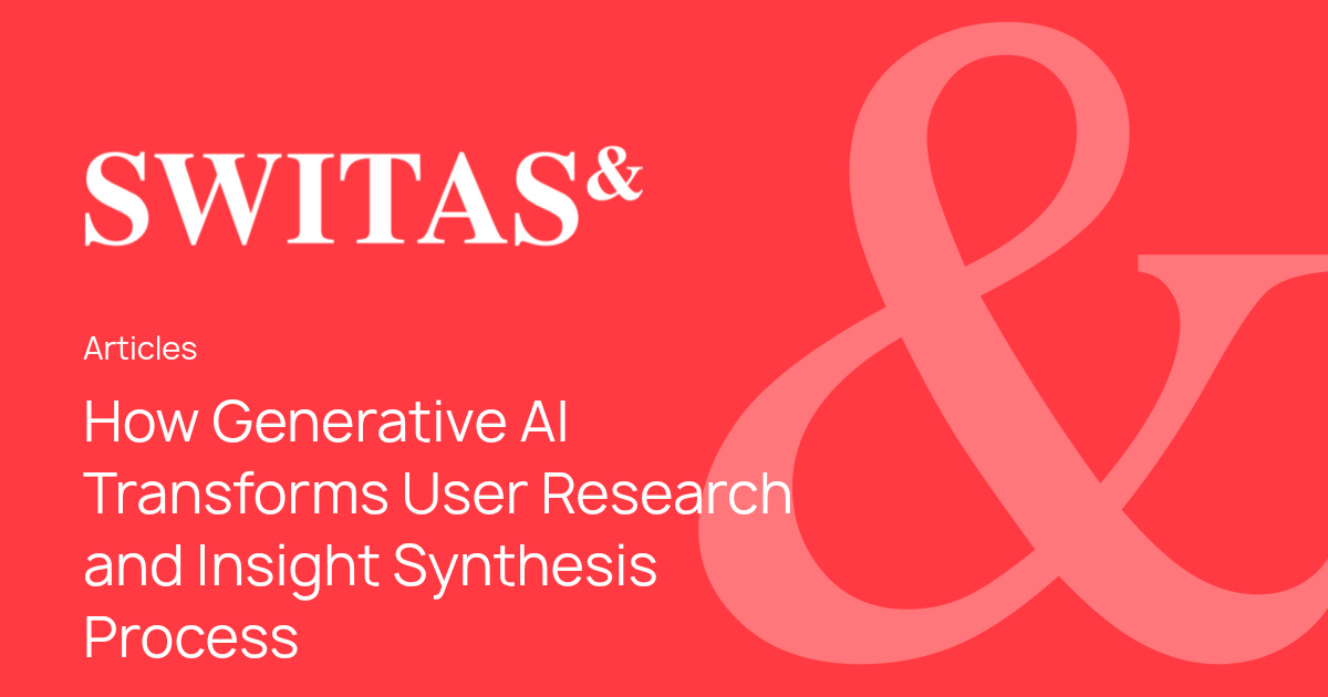 How Generative AI Transforms User Research and Insight Synthesis ...